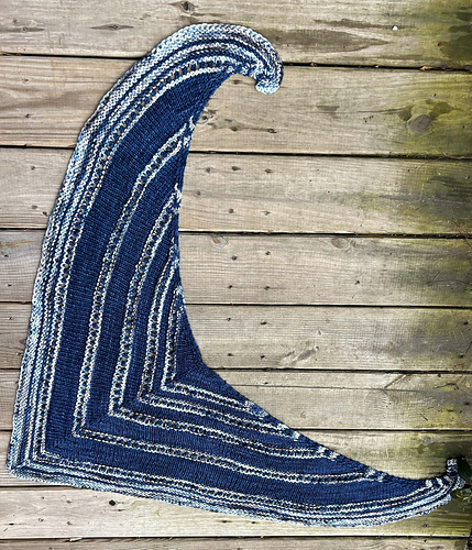 Ravelry: Prime Number Kerchief—Knit pattern by Becca Goldthwaite