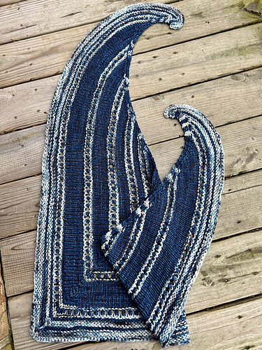 Ravelry: Prime Number Kerchief—Knit pattern by Becca Goldthwaite