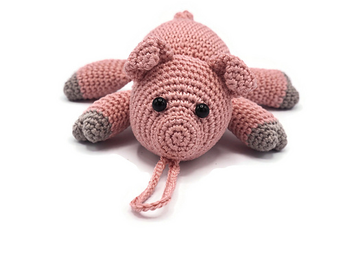 Ravelry: piglet pacifier buddy pattern by Rosanne Briggeman