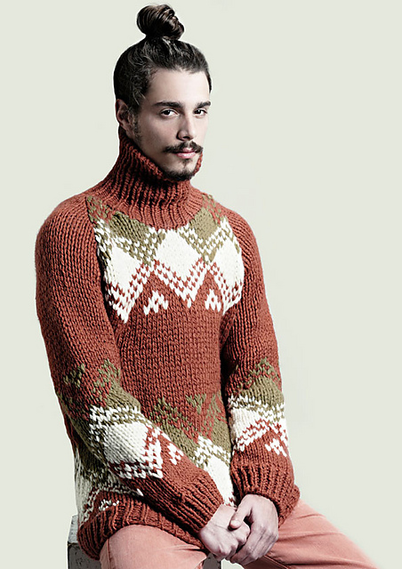 Ravelry: Millenium jacquard sweater pattern by Rosarios 4