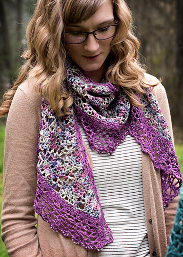 Ravelry: Rose Trellis Shawlette pattern by Darla J. Fanton