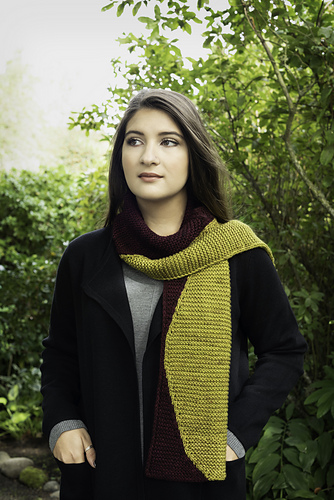 Ravelry: Two Plums Scarf pattern by Emily Devlin