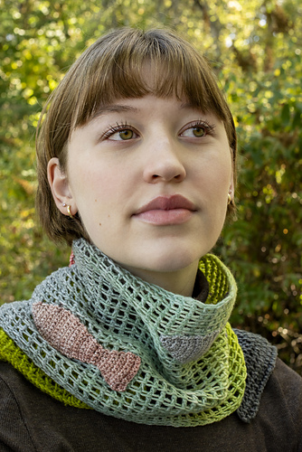 Ravelry: Coho and Lichen Crochet Scarf pattern by Dawn Seymour