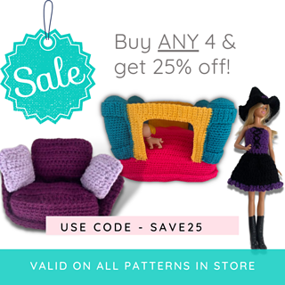 Ravelry: Super cute sofa set fashion doll furniture pattern by Rose Hudd