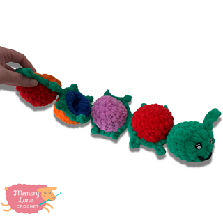 Ravelry: Reversible Caterpillar - Flippy Friends pattern by Rose Hudd