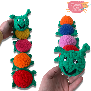Ravelry: Reversible Caterpillar - Flippy Friends pattern by Rose Hudd