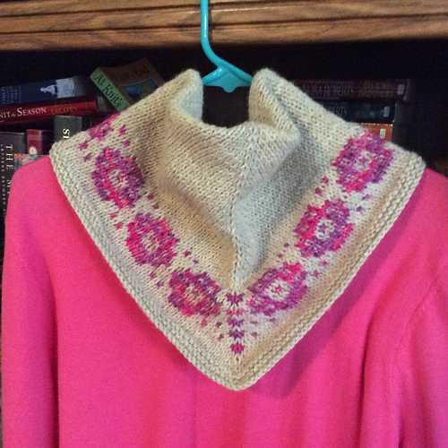 Ravelry: Happy Flowers bandana pattern by Susan Ashcroft