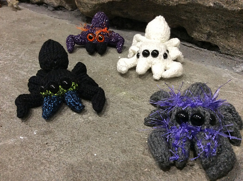 Ravelry: Jumping Spider pattern by Rosemarie Montefusco