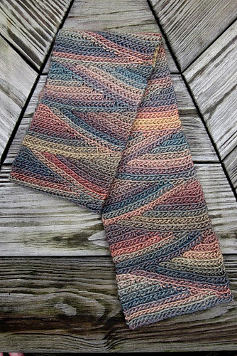 Ravelry: Slip Slope Scarf pattern by Vashti Braha