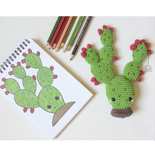 Ravelry: 39 EL NOPAL amigurumi pattern by Rosaura Valdez
