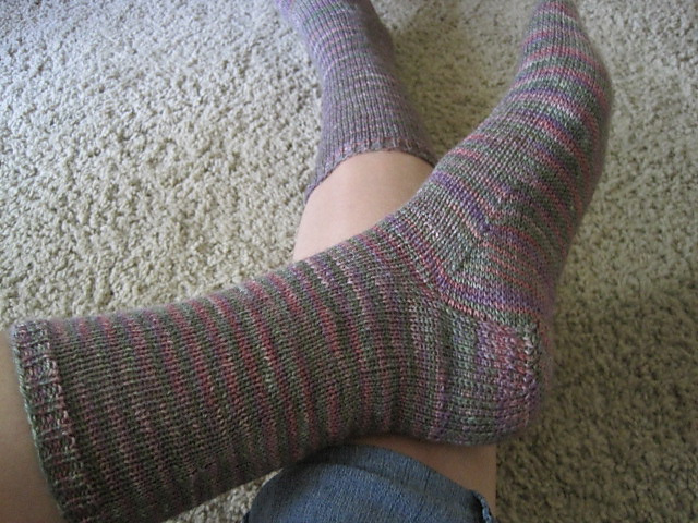Ravelry: Basic Adult Fingering Short Row Heel Sock pattern by Kathleen ...