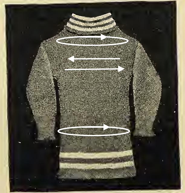 Ravelry: Rox's 1890s Sweater for a Boy for a Woman