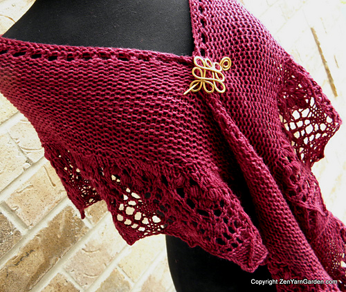 Ravelry: Bacchus Shawl pattern by Roxanne Yeun