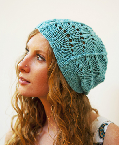 Ravelry: Scallop Lace Hat pattern by Leah Coccari-Swift