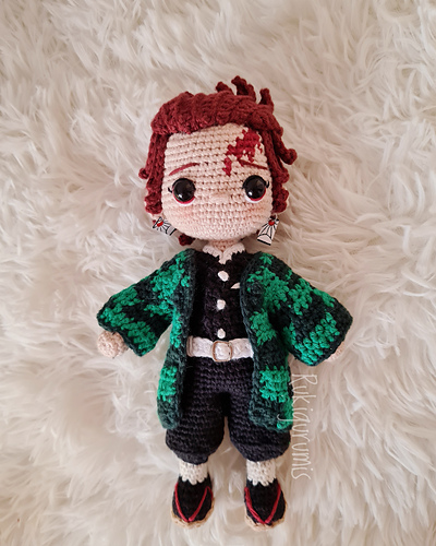 Ravelry: Kamado Tanjiro pattern by Camila Cabalin