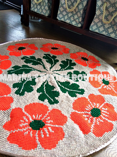 Ravelry: Sweet Poppy Rug pattern by Marina G