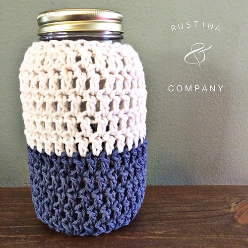 Ravelry: Mason Jar Cozy pattern by Rusti Jackson