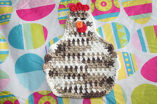 Ravelry: Chicken Coaster pattern by anne Emery
