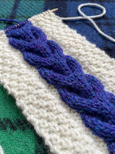 Ravelry: Traditional Irish Aran Cable Scarf: Parliament St pattern by ...