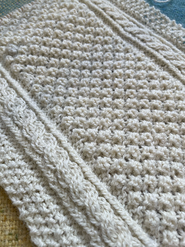 Ravelry: Traditional Irish Aran Cable Knit Scarf Kildare St pattern by ...