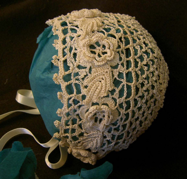 Ravelry: SBejster's Irish Crochet Baby Bonnet and Booties
