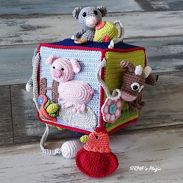 Ravelry: Activity Cube Animals pattern by Tanya Borisova