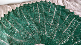 Ravelry: Double Rose Leaf Lace Shawl pattern by Steph L Layland