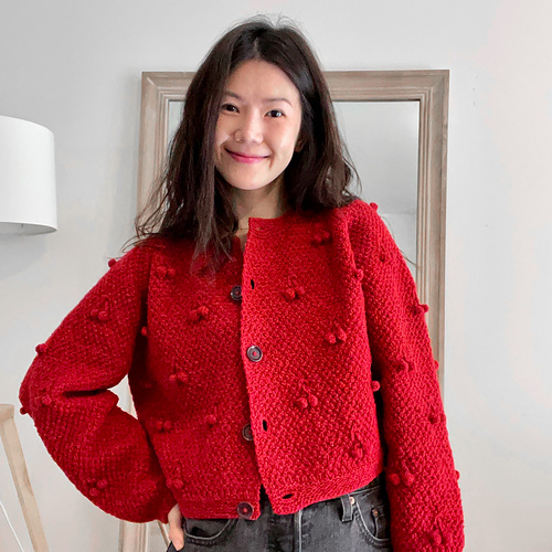 Ravelry: Cherry Cardigan pattern by Soumine KIM