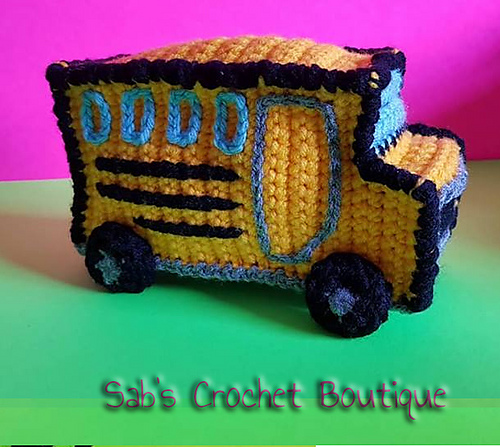 Ravelry: School Bus pattern by Sab's Crochet Boutique