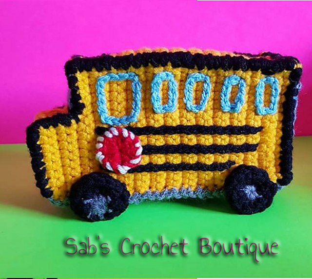 Ravelry: School Bus pattern by Sab's Crochet Boutique