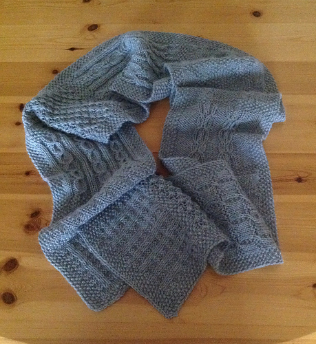 Ravelry: 2017 Year of Texture Scarf pattern by Elizabeth Ravenwood