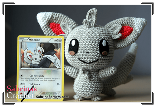 Ravelry: Minccino (Pokemon) pattern by Sabrina Somers