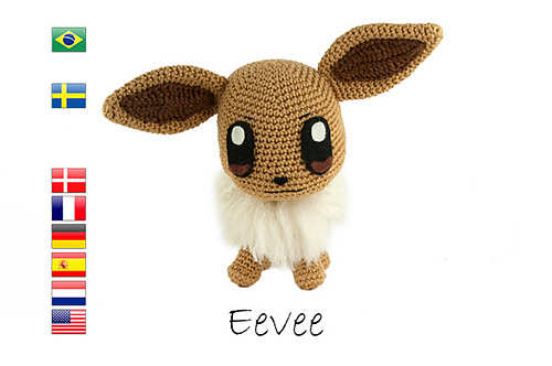 Ravelry: Eevee (Pokemon) pattern by Sabrina Somers