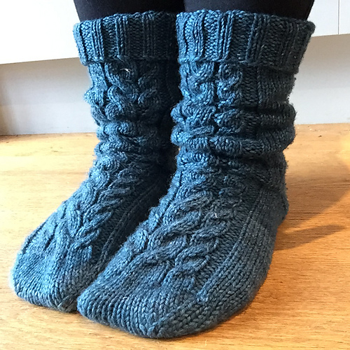 Ravelry: Winter Storm Socks pattern by Casapinka