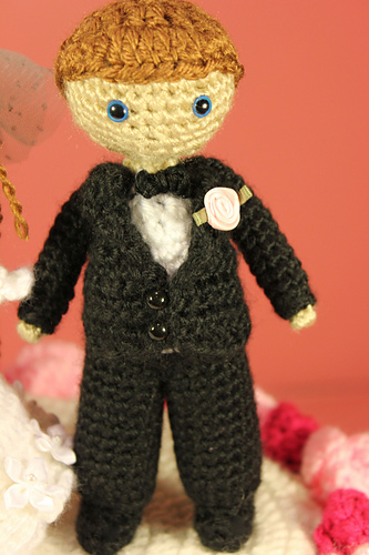 Ravelry: Dreamy Bride And Groom Wedding Crochet Amigurumi pattern by ...