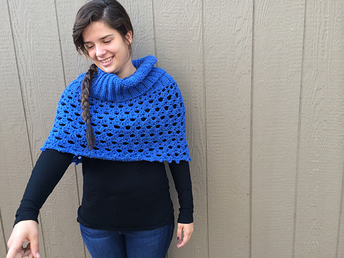 Ravelry: Pistachio Poncho Adult pattern by Salena Baca