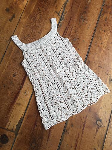 Ravelry: Leafy Lace Tank pattern by Ana D