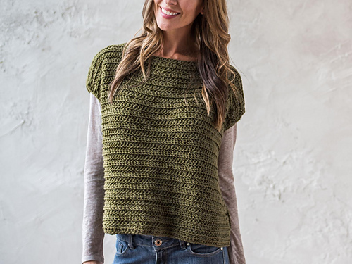 Ravelry: Mod Crop Top pattern by Salena Baca