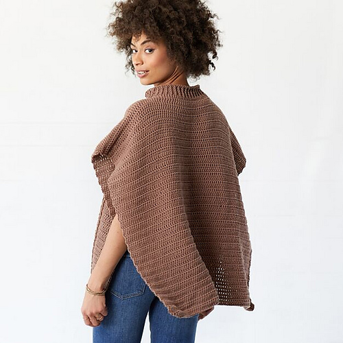 Ravelry: Transitions Cabled Poncho pattern by Salena Baca