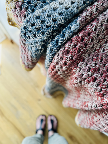 Ravelry: Granny Scrap Throw pattern by Salena Baca