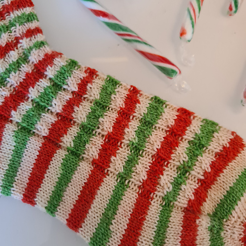 Ravelry: Festive Candy Cane Socks pattern by Sally-Jane Cameron