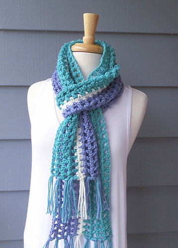 Ravelry: S104 Traditional Scarf pattern by Sally Blickenstaff