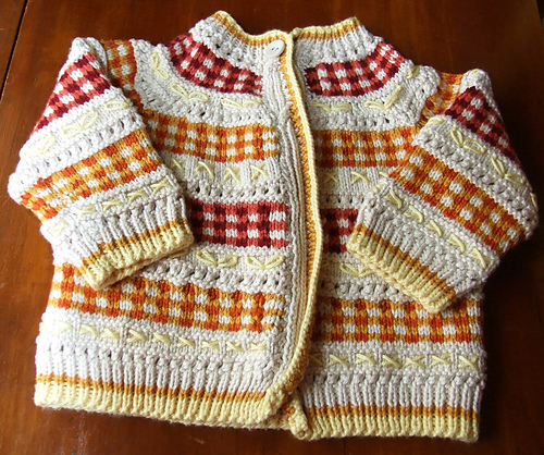 Ravelry: Check and Cross-Stitch Jacket pattern by Debbie Bliss