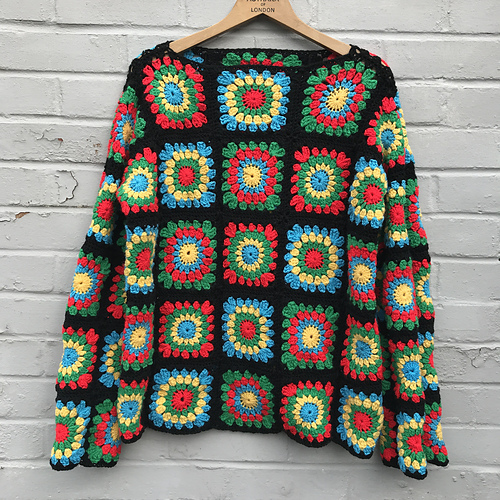 Ravelry: Granny Square Jumper pattern by Samantha Sabido