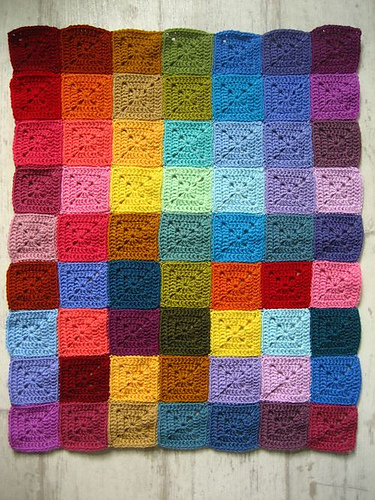 Ravelry: Solid Granny Square pattern by Lucy of Attic24