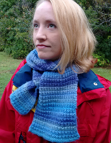 Ravelry: Warm Waffle Scarf pattern by Sandy River