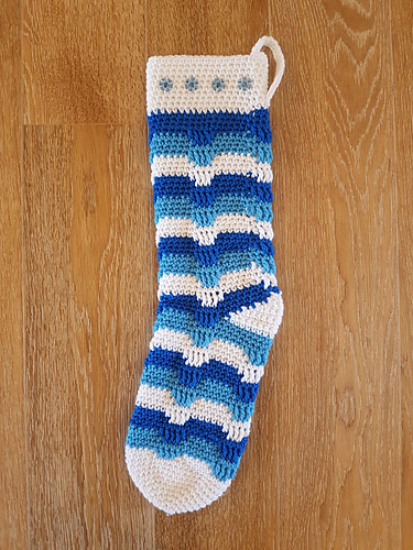 Ravelry: Snowdrift Stocking pattern by Sonya Blackstone