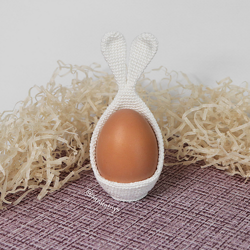 Ravelry: Easter egg stand Rabbit pattern by Oksana Berejshik