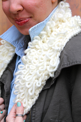 Ravelry: The Faux Fur Stole pattern by Sara Dudek