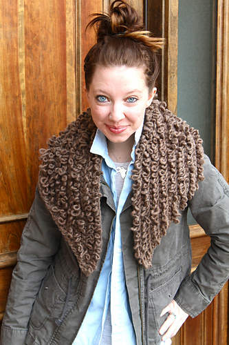 Ravelry: The Faux Fur Stole pattern by Sara Dudek